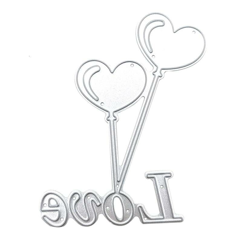 Металлические шаблоны «Сердце» для скрапбукинга