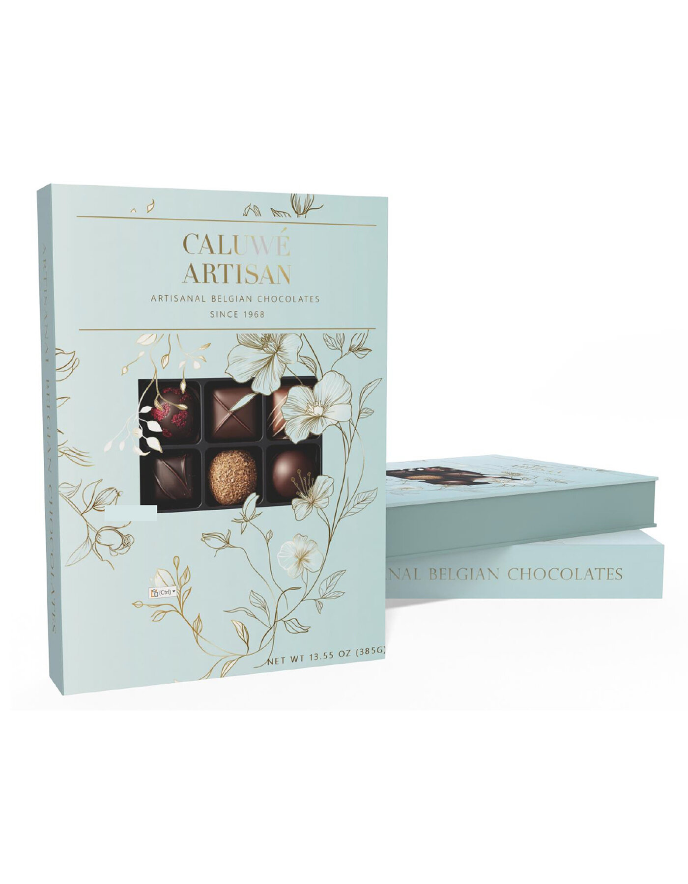 Ассорти шоколадных конфет Caluwé Artisan "Luxury Chocolate Box", Бельгия, 390г