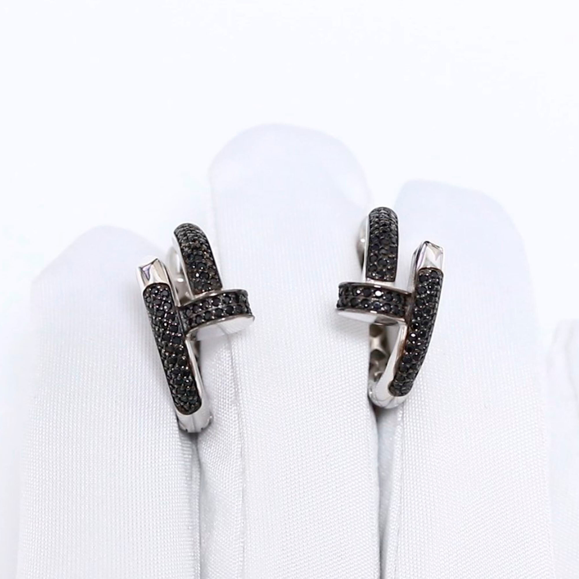 Серьги, серебро, 925 проба, родирование, фианит