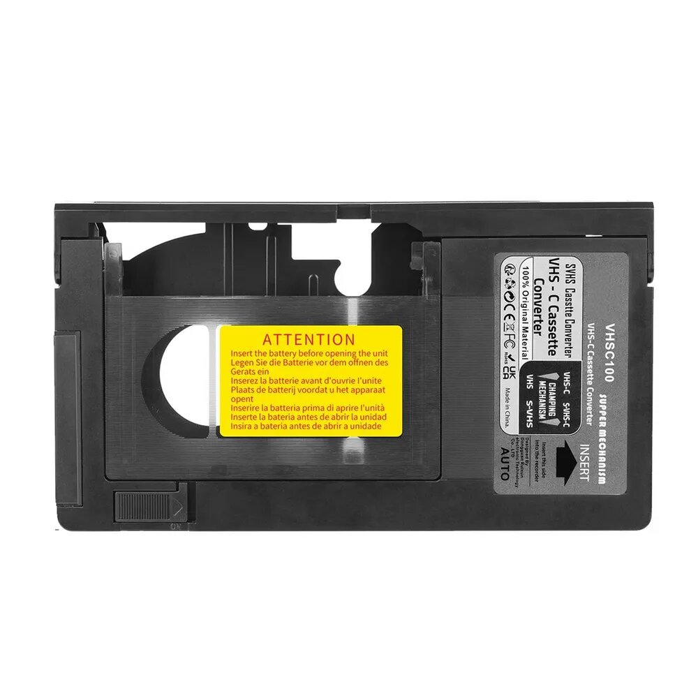 Переходник для кассеты VHS-C для JVC для RCA для Panasonic VHS-C Переходник для кассеты VHS SVHS Не для 8 мм/MiniDV/Hi8