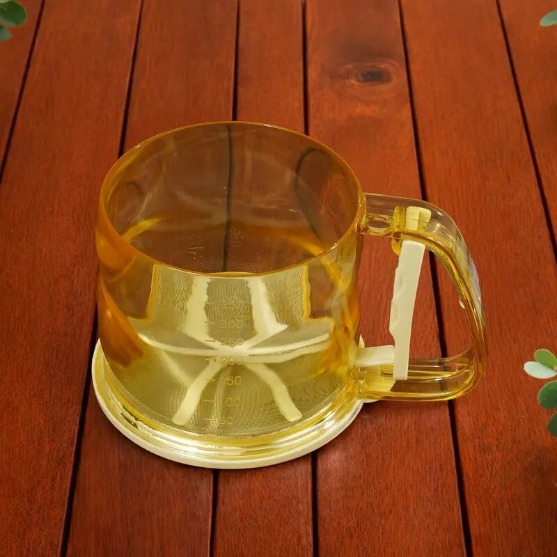 Кружка-сито, 17х11,7х9,5 см, нержавеющая сталь, для просеивания муки, сахарной пудры и других сыпучих ингредиентов в истинное удовольствие.