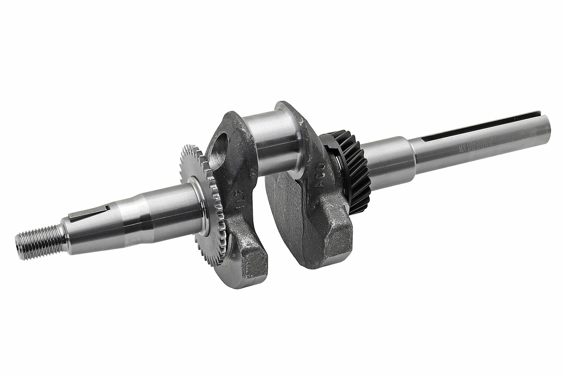 Коленвал двигателя 170FE 7л. с. на снегоуборщик KC421-F, KCD24. KCD24-F, KCM22B, KCD3. (1240411110345)