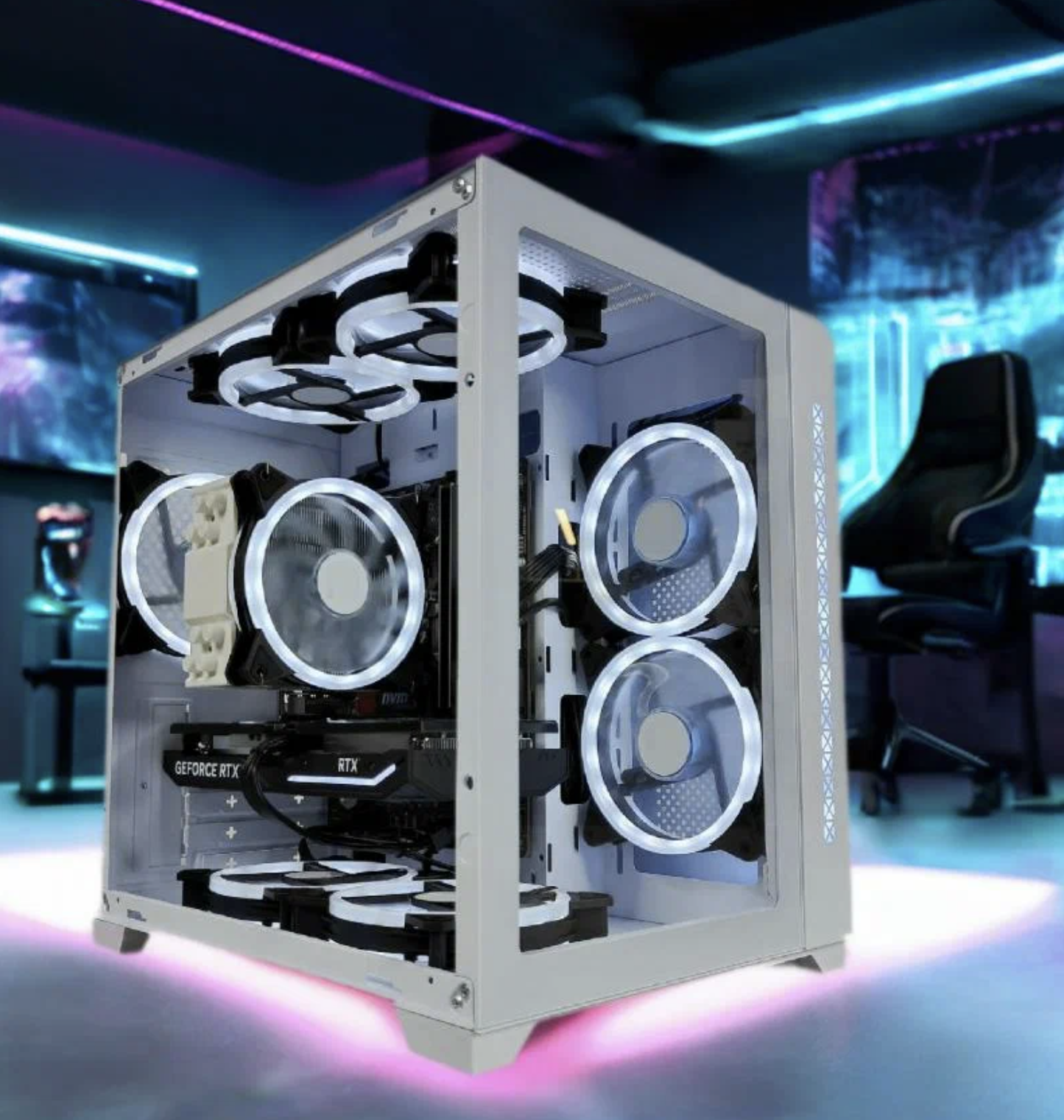 Мощный игровой компьютер (системный блок) Core i5 12400F 6 ядер, RTX4060Ti/ 32ГБ DDR4, SSD 1 ТБ/ 750W/Win 10 PRO