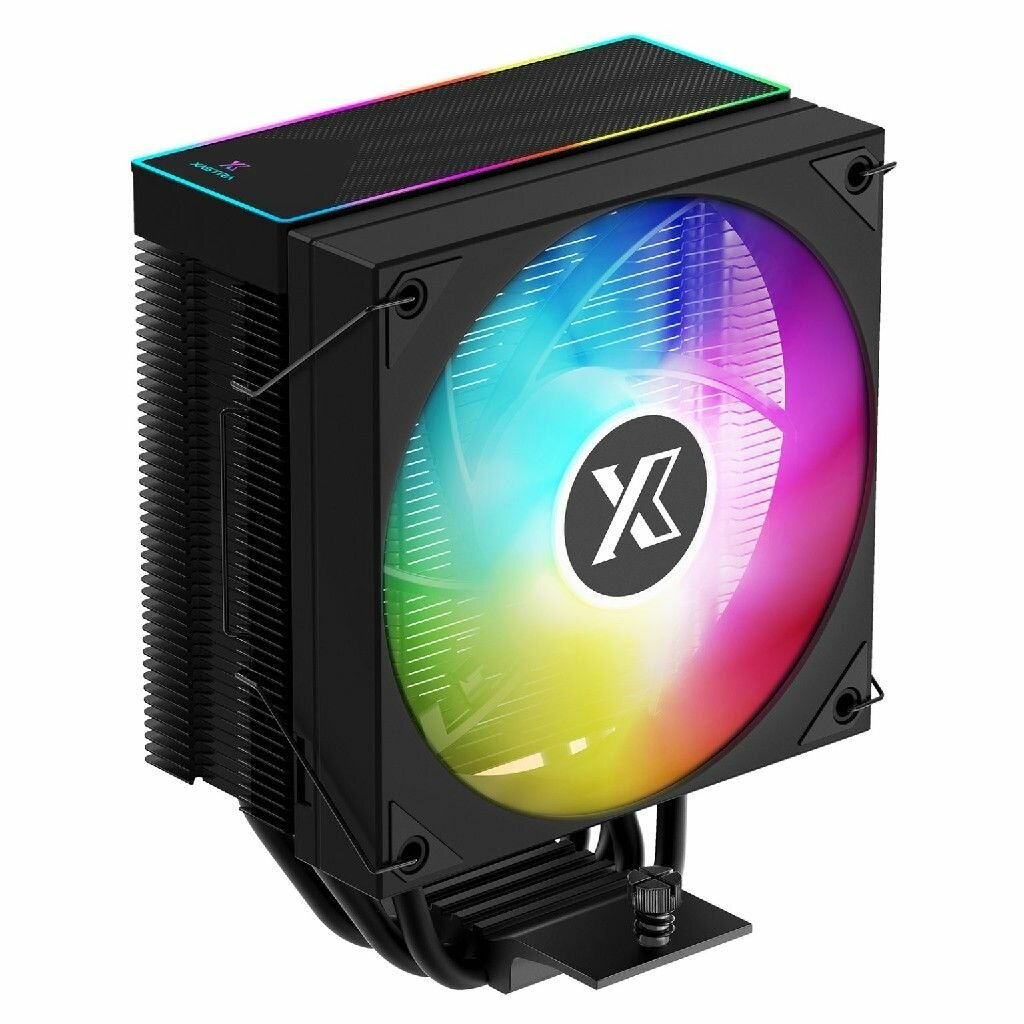 Кулер для процессора XASTRA AR400 ARGB BK LGA1851/1700/1200/115X/AM5/AM4 (TDP 220W, 4 тепл. трубки , PWM FAN ARGB 120mm)