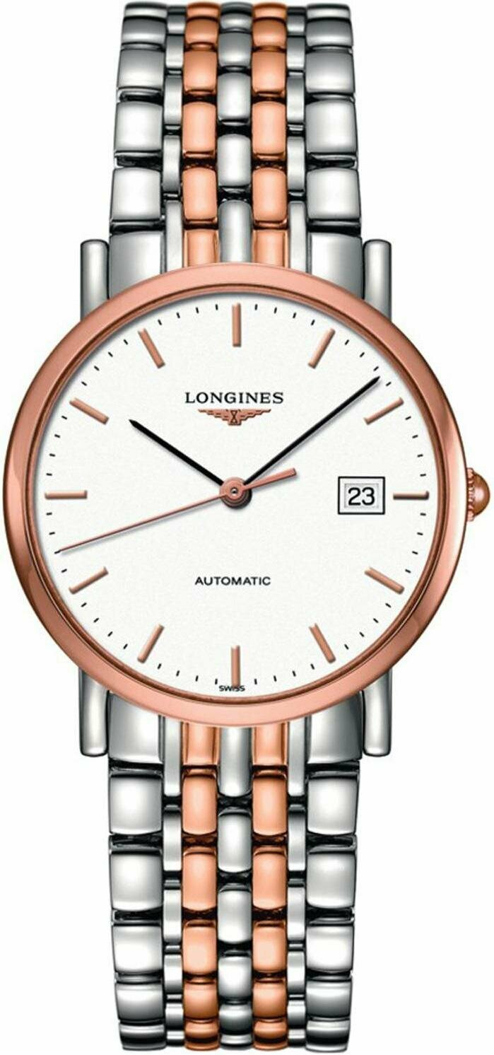 Наручные часы LONGINES, серебряный — фото 1