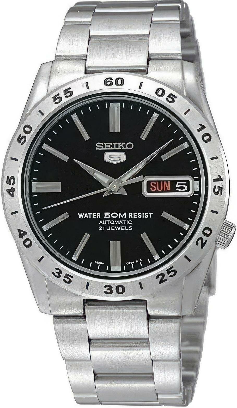 Наручные часы SEIKO SEIKO 5, серебряный — фото 1
