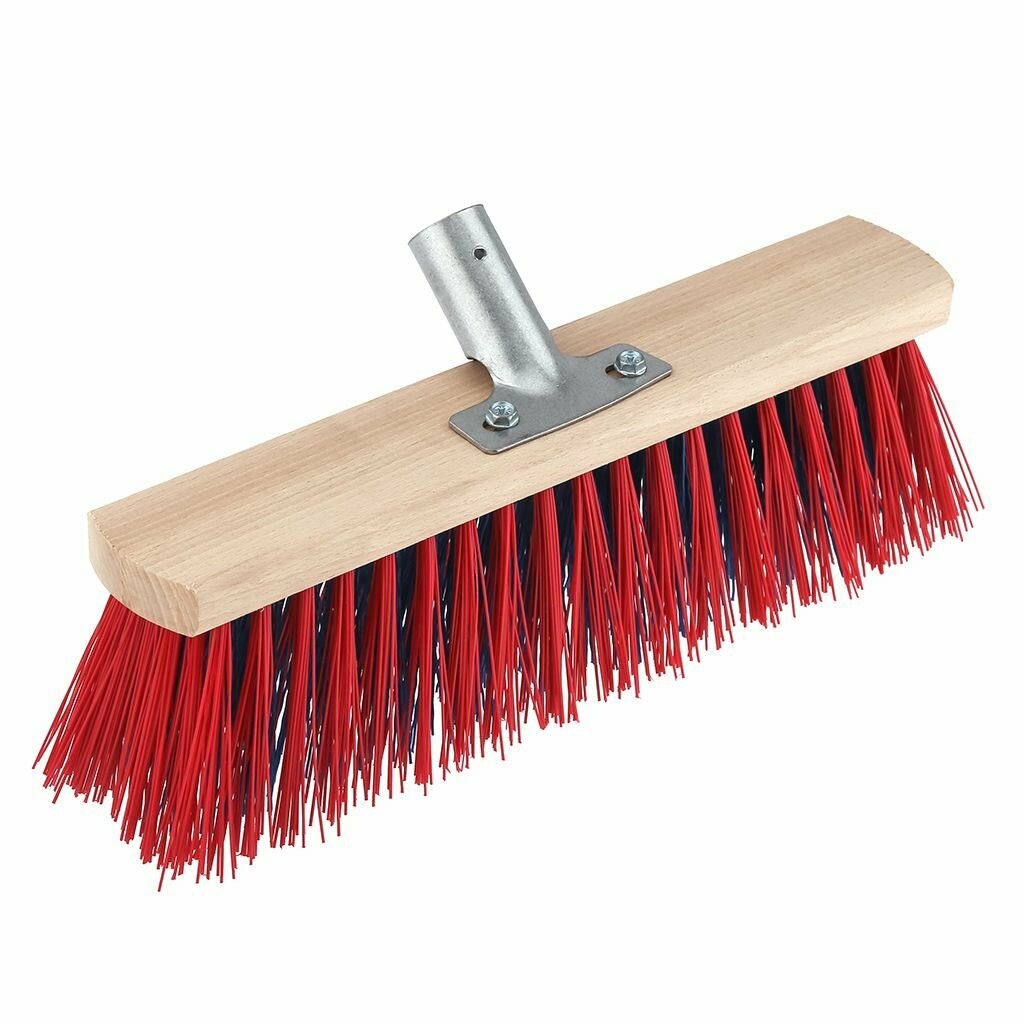 Щетка для пола Домашняя Мода с жесткой щетиной, длина 30 см, с металлической втулкой