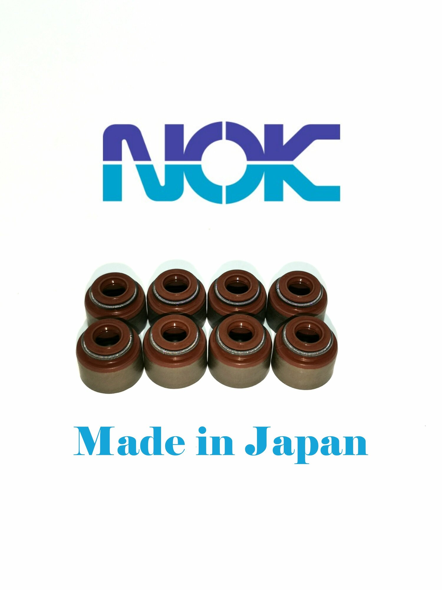 Маслосъемный колпачок NOK Япония HONDA ACCORD, CIVIC, CR-V 1.4-2.4 впуск комплект 8шт сальник клапана