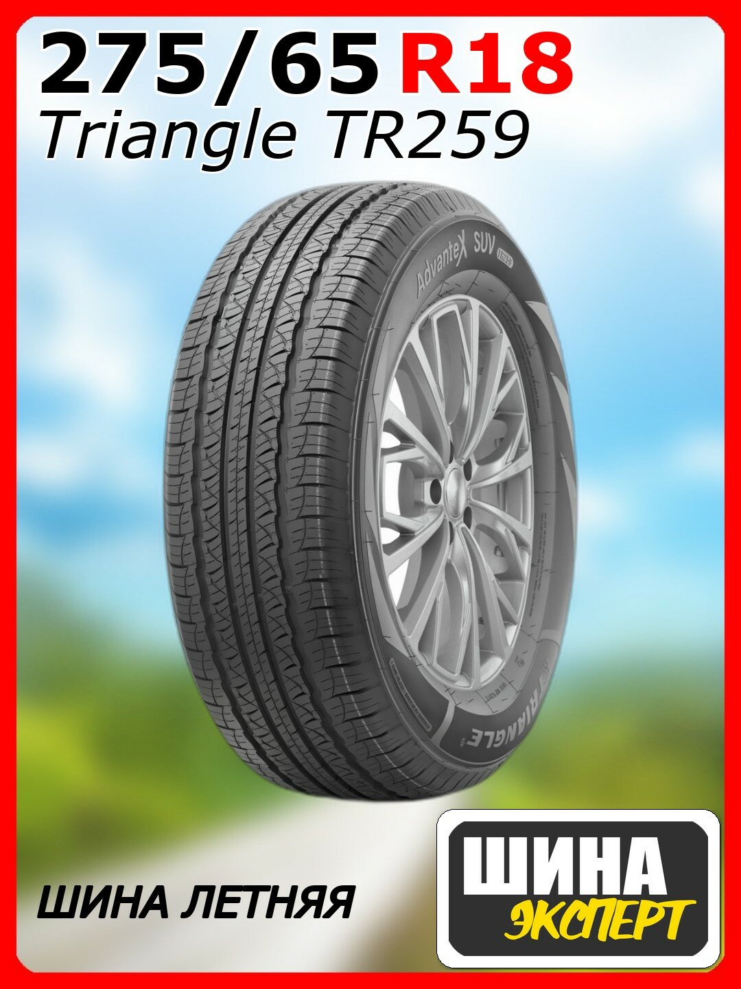 Шина летняя Triangle 275/65/18 H 116 TR259 для легковых автомобилей CBPTR25927G18HHJ