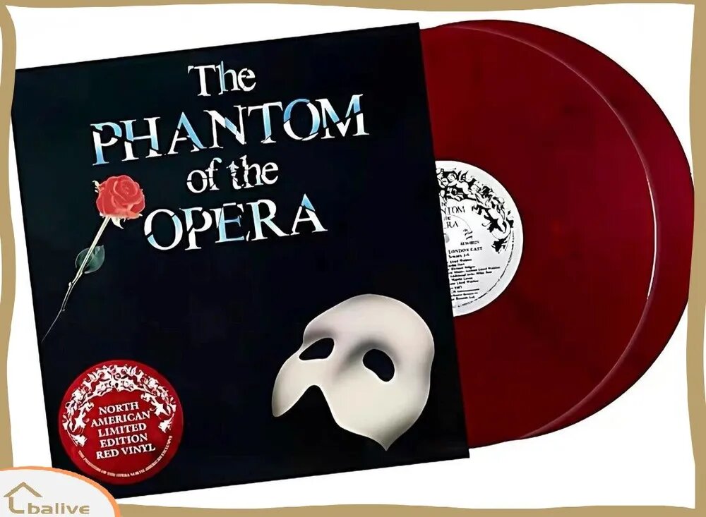 Виниловая пластинка Andrew Lloyd Webber - The Phantom Of The Opera (2LP)(2Vinyl)