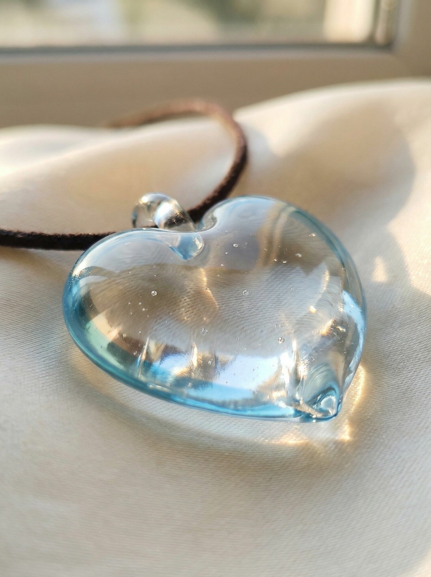 Подвеска, стекло, муранское стекло