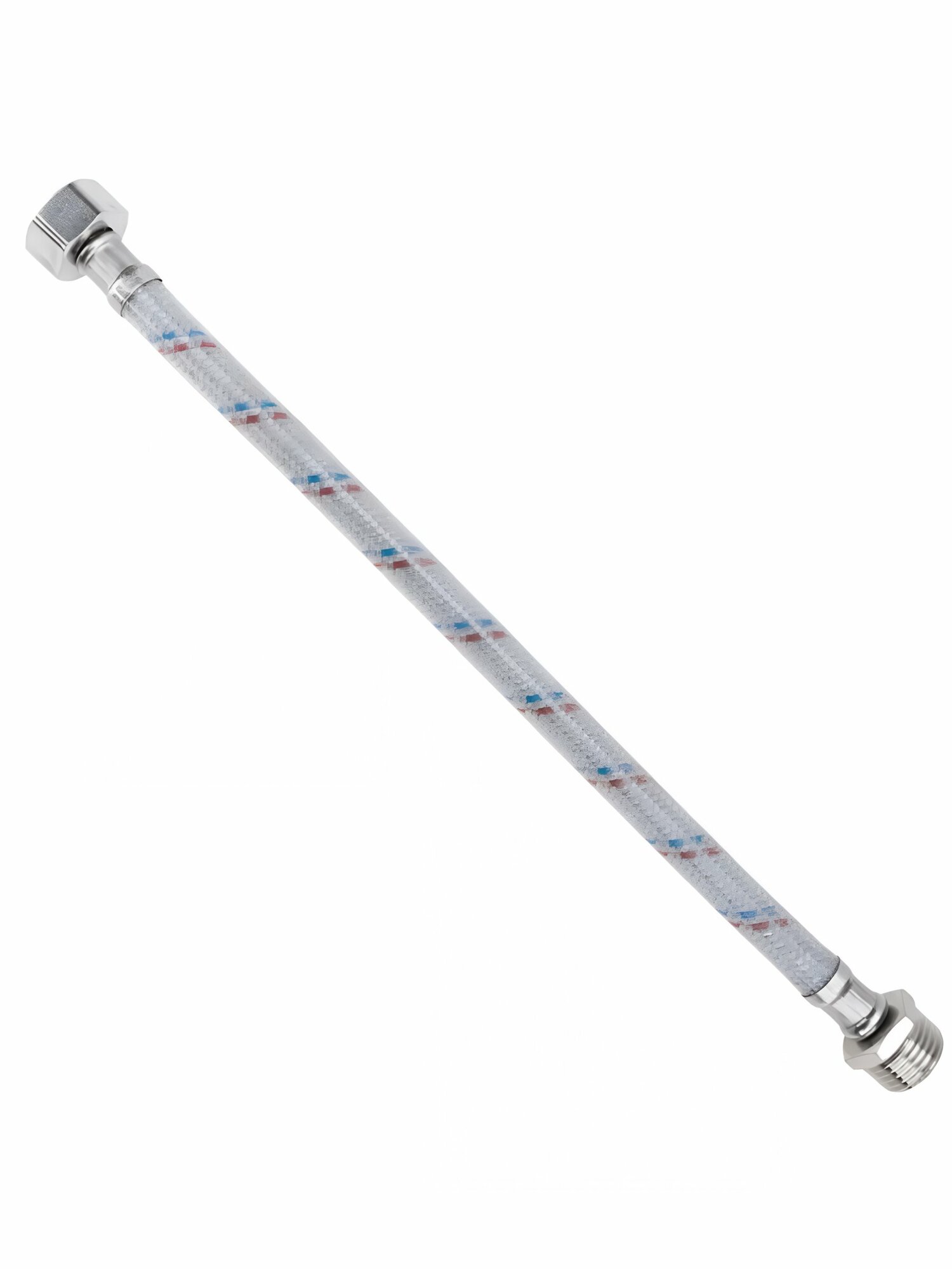 Подводка для воды AquaLine 1/2" г-ш, 3 м, латунь, полимер, китайская, прямые