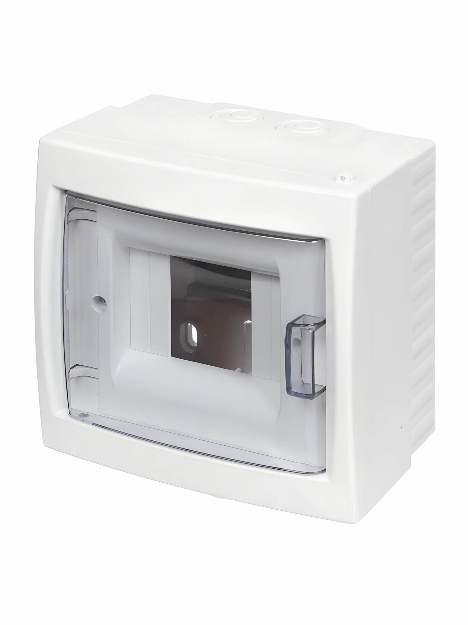 Бокс настенного монтажа навесной, КНО-4Д, пластик, БелТИЗ, 4 модуля, IP20, УТ000002709