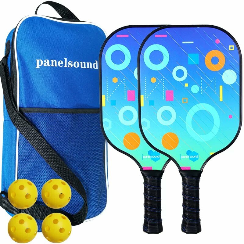 Ракетка Pickleball из углеродного волокна, стекловолокна, ПП, сотовая школьная курса, тренировочные соревнования,