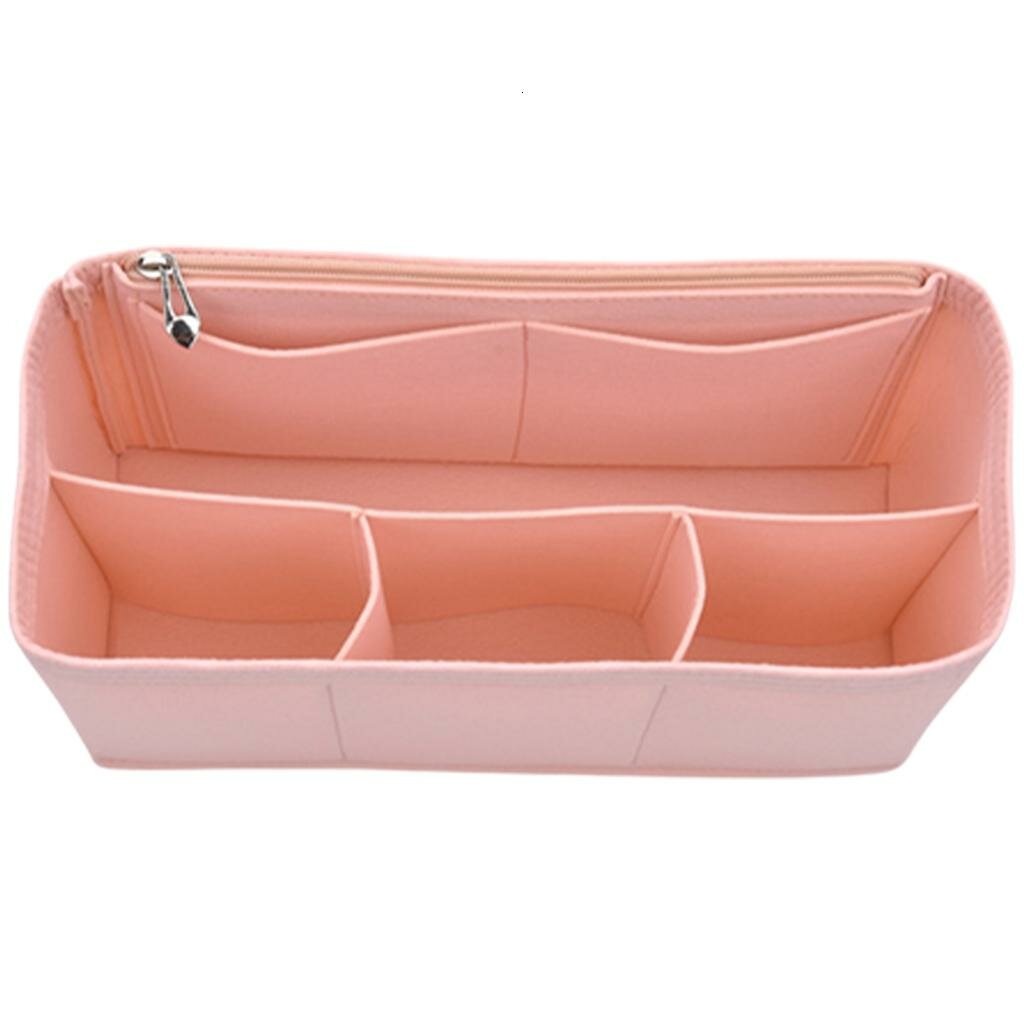 Многофункциональный фетровый органайзер для сумки, Лиз Секоу Розовый Мульт