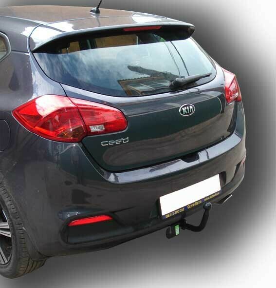 Фаркоп Лидер-Плюс для KIA CEED хетчбек (JD) 2012-2018 с электрикой (Smart) и сертифкатом в комплекте арт.(K120-A)