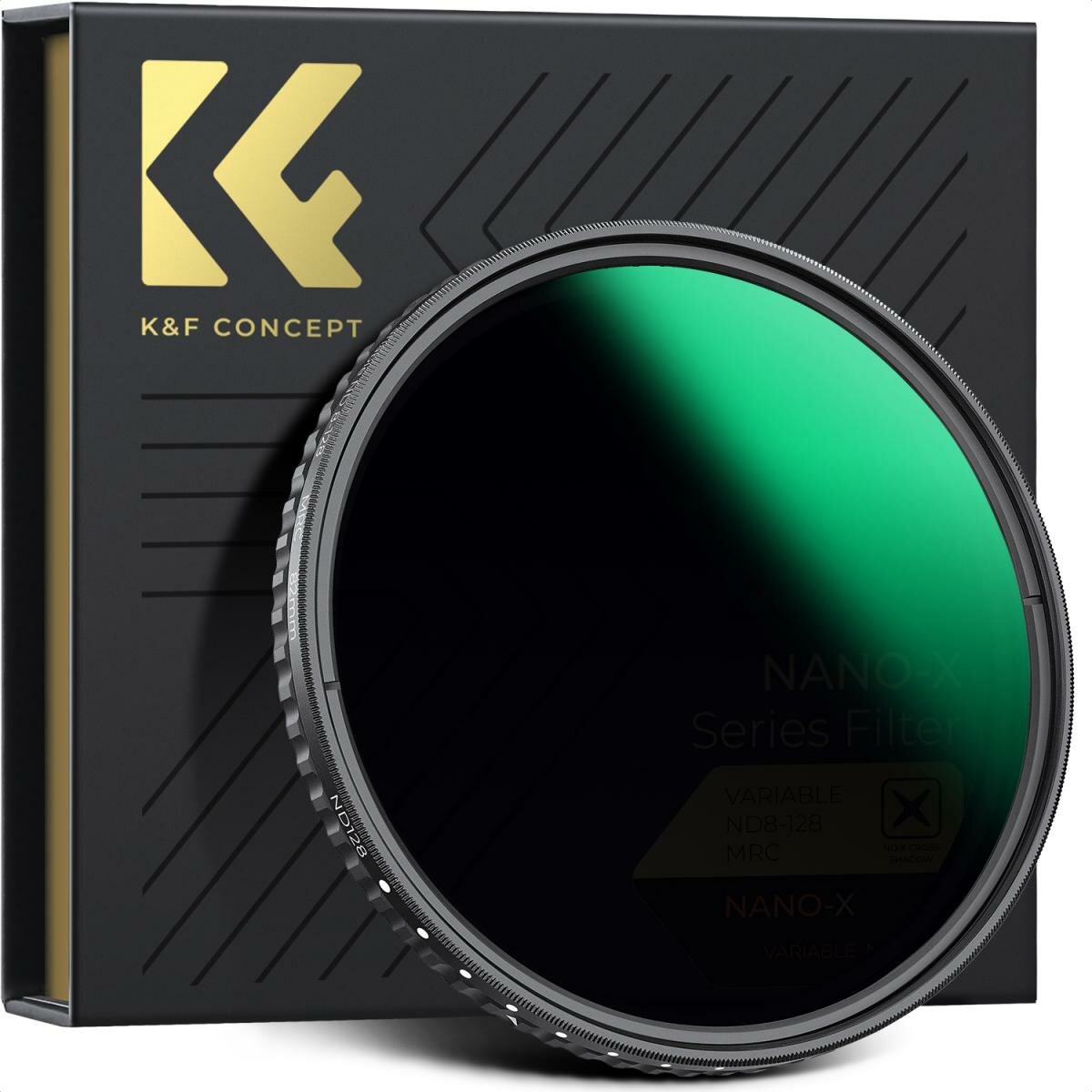 Светофильтр K&F Concept 43mm NANO-X ND8-128 (3-7 Stop)