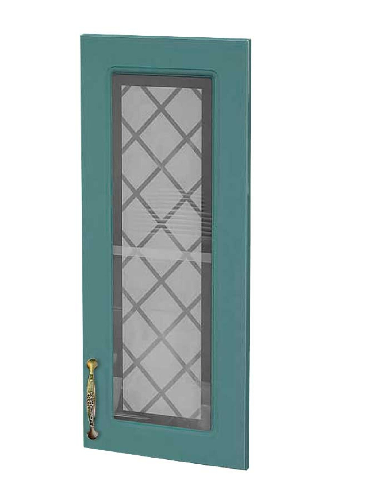 Кухонный фасад Ф-15 дуб бирюза (Модена) Huge Mebel. Ширина 296 Высота 712. Кухонные фасады