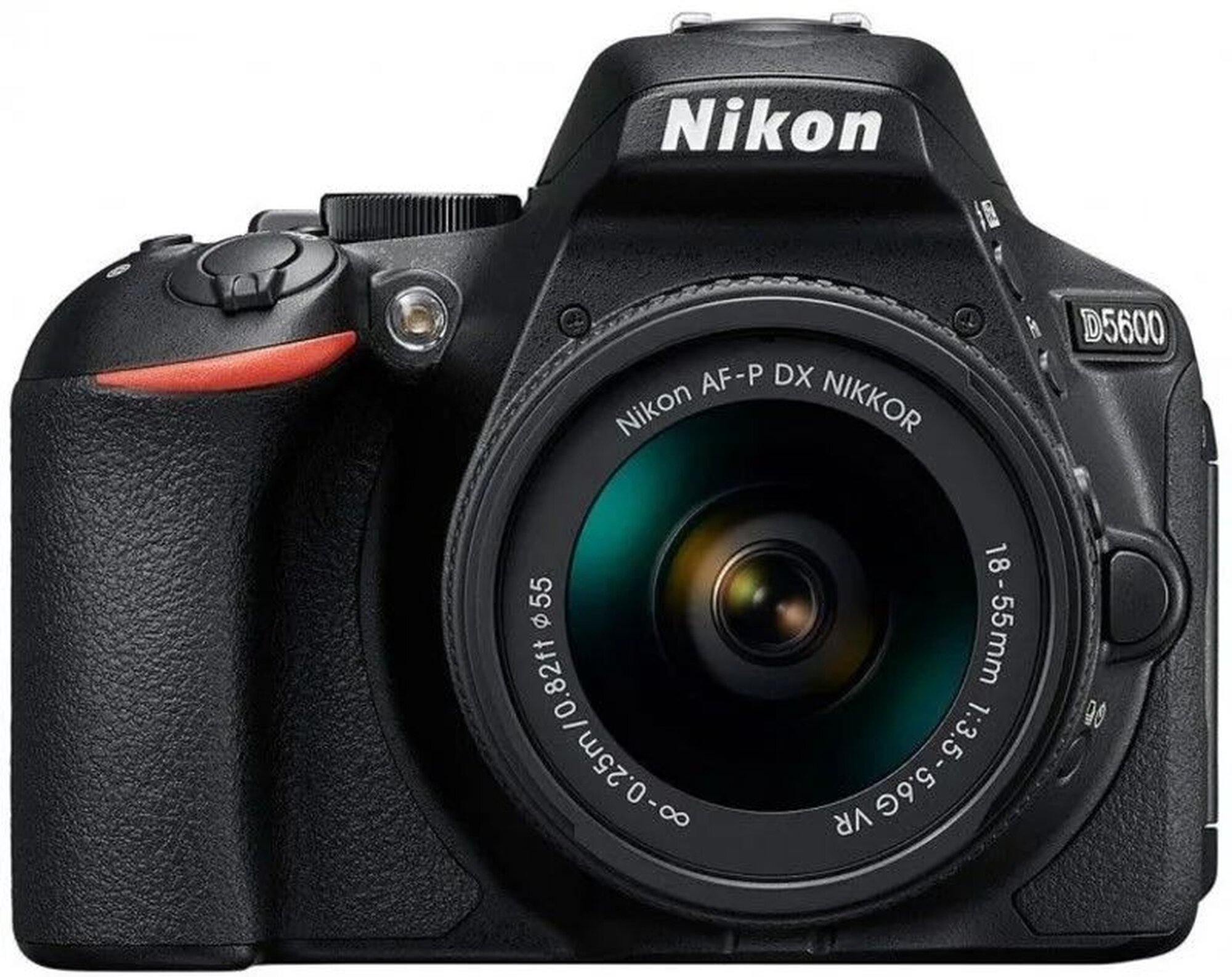 Фотоаппарат Nikon D5600 Kit 18-55mm, зеркальный, с объективом, 24 МП, Full HD, Wi-Fi, Bluetooth