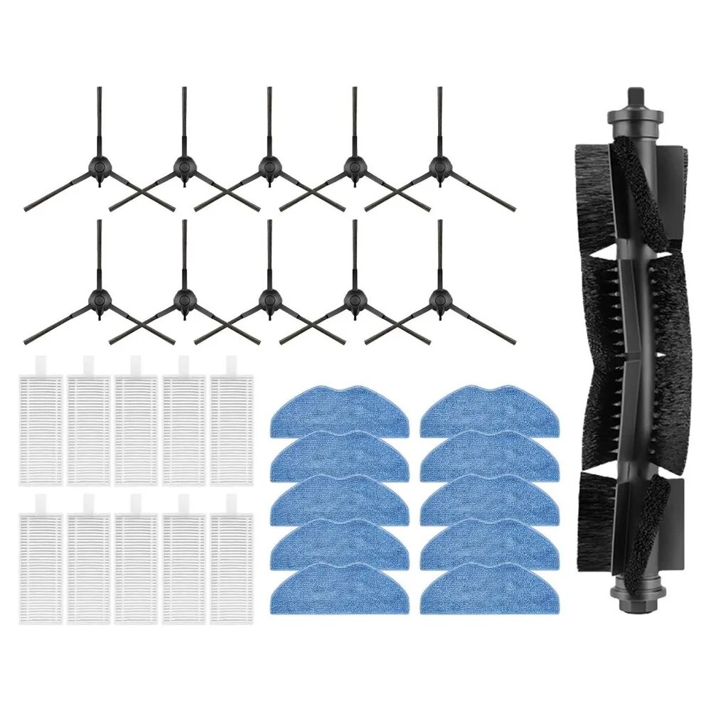 Сменный фильтр и боковая щетка для пылесоса, - Набор третий