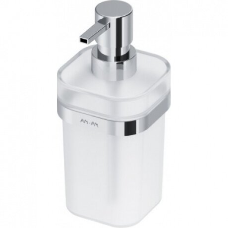 Стеклянный диспенсер с настенным держателем AM.PM Func A8F36900 хром
