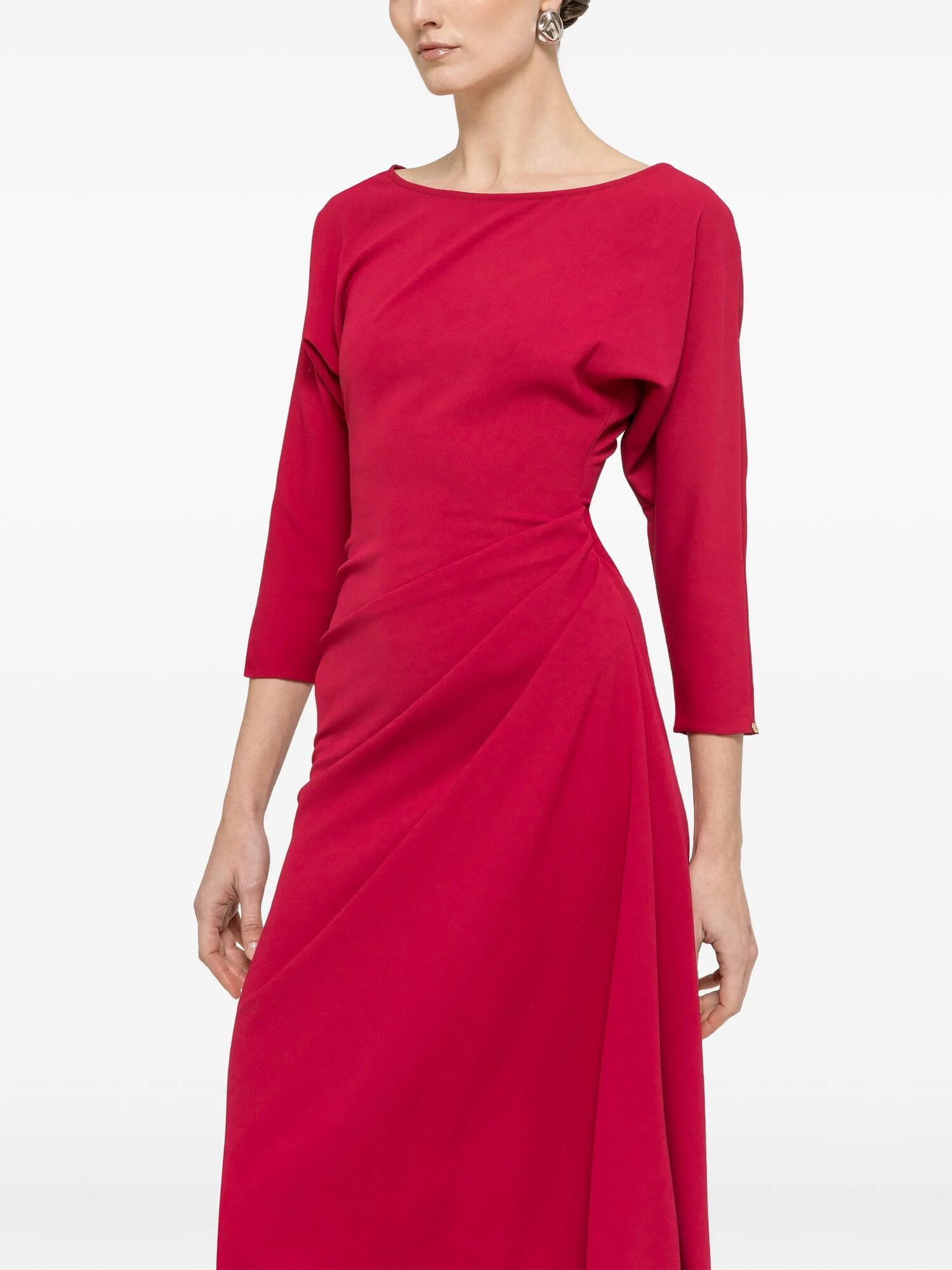 Платье Pleat midi dress