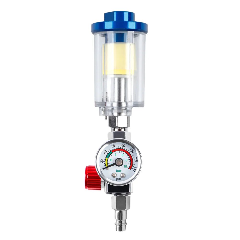Регулятор давления воздуха 1/4" TEMPS DETIR, Цвет: EU adapter-R