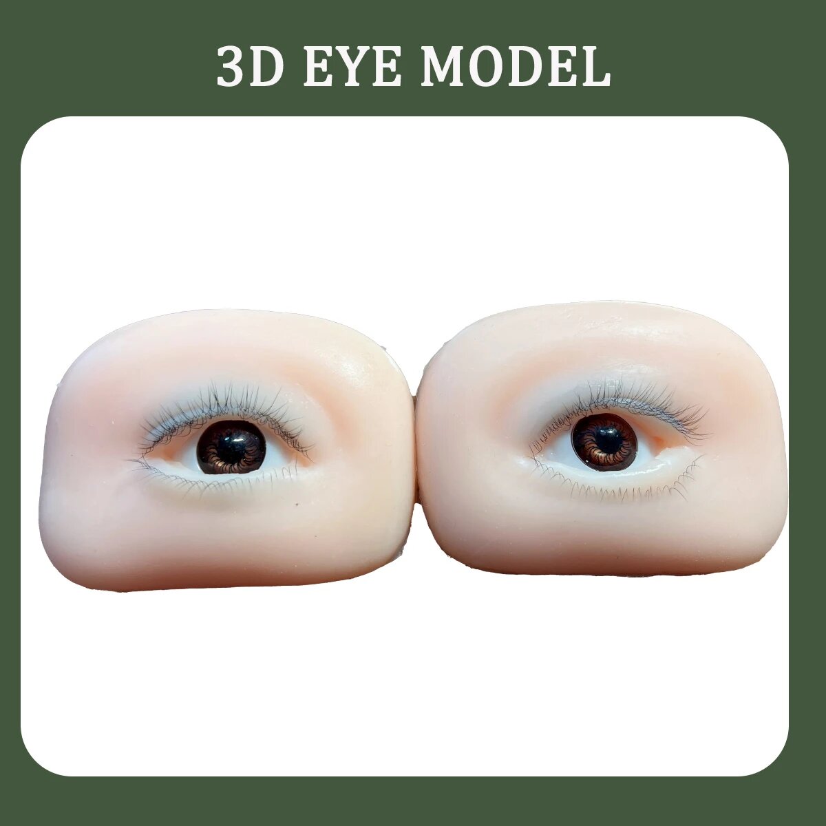 3D манекен для накладных ресниц VETERAN TECH 3 Layers 1 pair