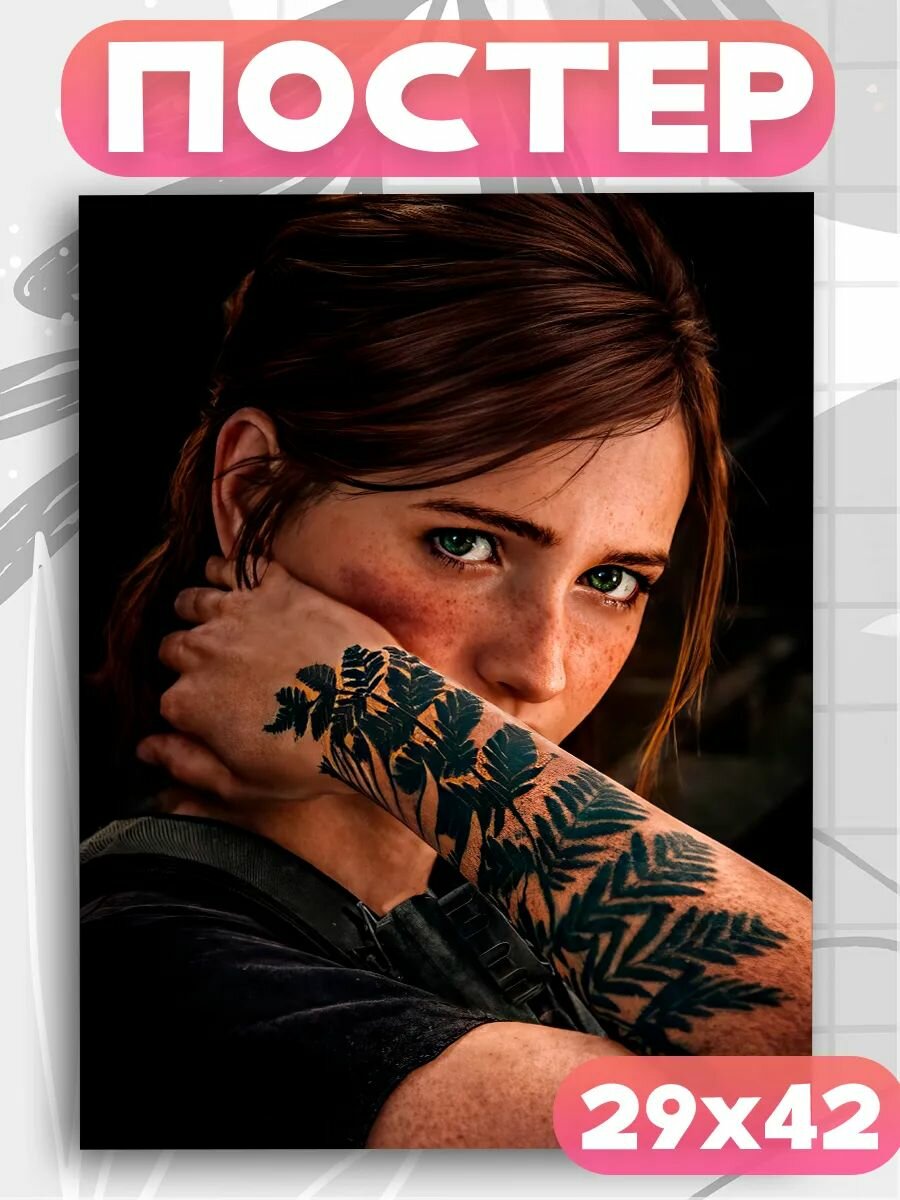 Постер на стену The last of us, , плакат 1шт, А3 размер.