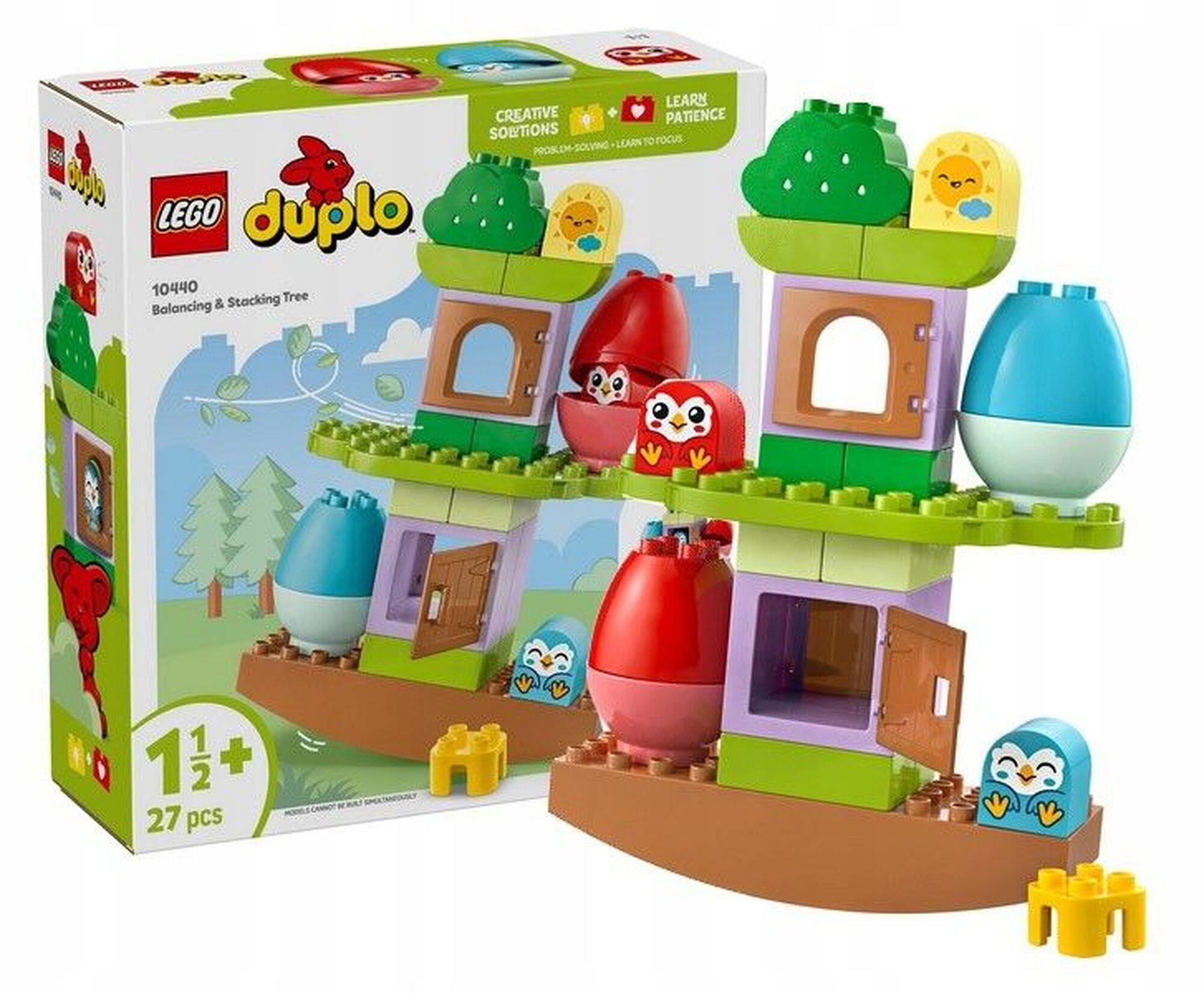 Конструктор LEGO 10440 DUPLO Балансирующее дерево, 27 деталей