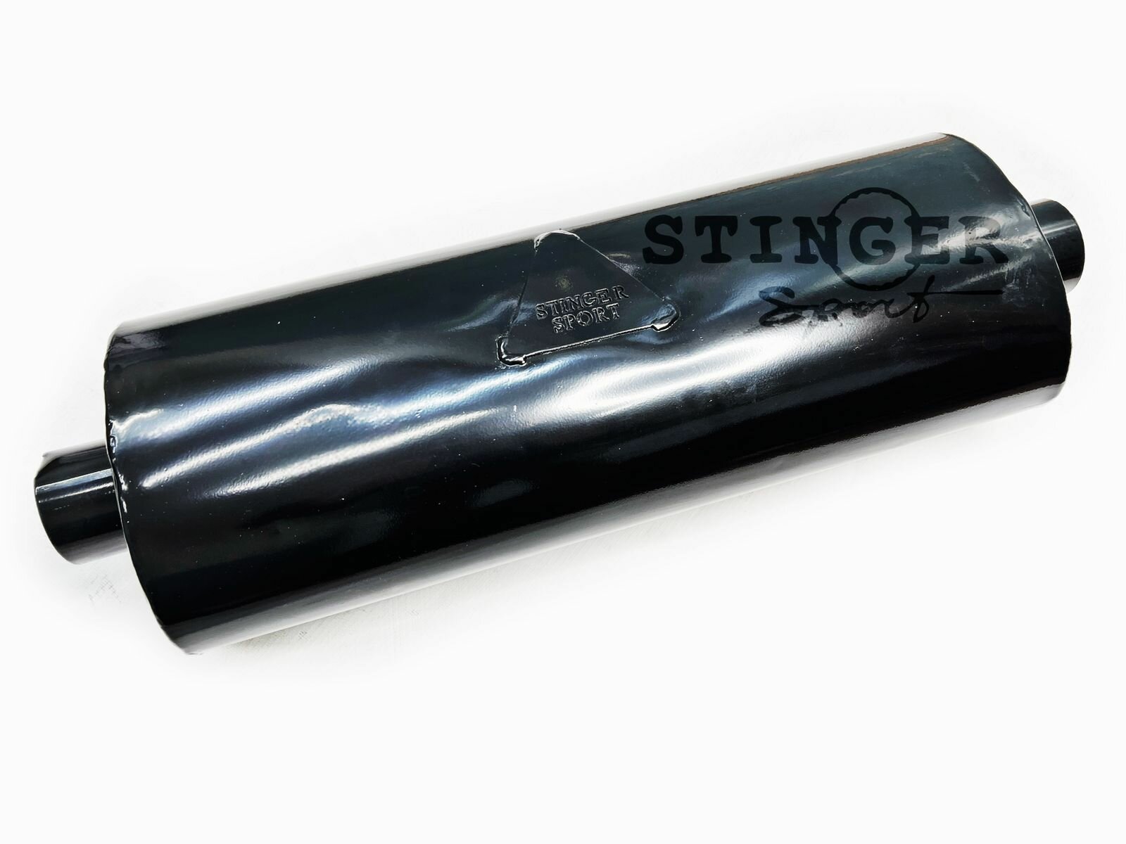 Глушитель STINGER SPORT универсальный овальный 140х200х480 мм вход 51мм.