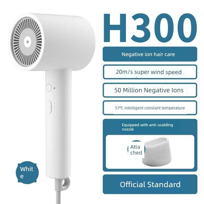 Фен для волос Mi Home H300 белый ионизирующий быстрый сушка ионизирующая технология