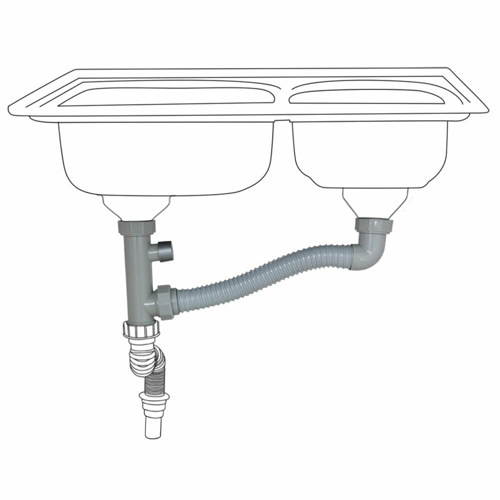 Гофра для сифона