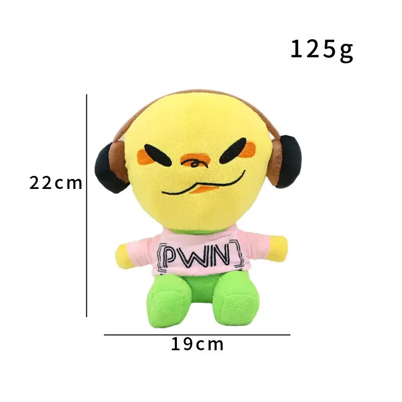 Плюшевая игрушка Andrew Plush с наушниками мягкая подушка антистресс подарок детям на день рождения праздник