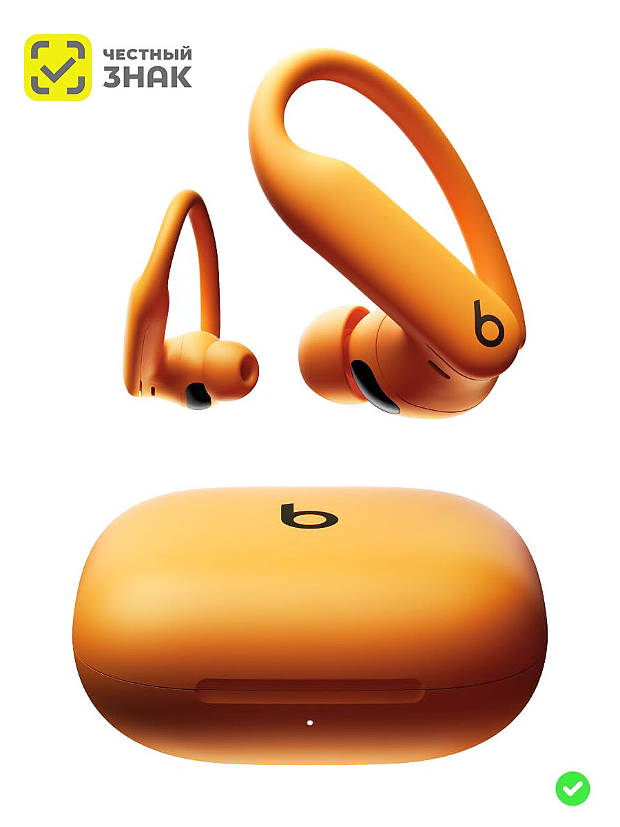 Beats Наушники беспроводные с микрофоном Beats Powerbeats Pro 2, Bluetooth, USB Type-C, оранжевый