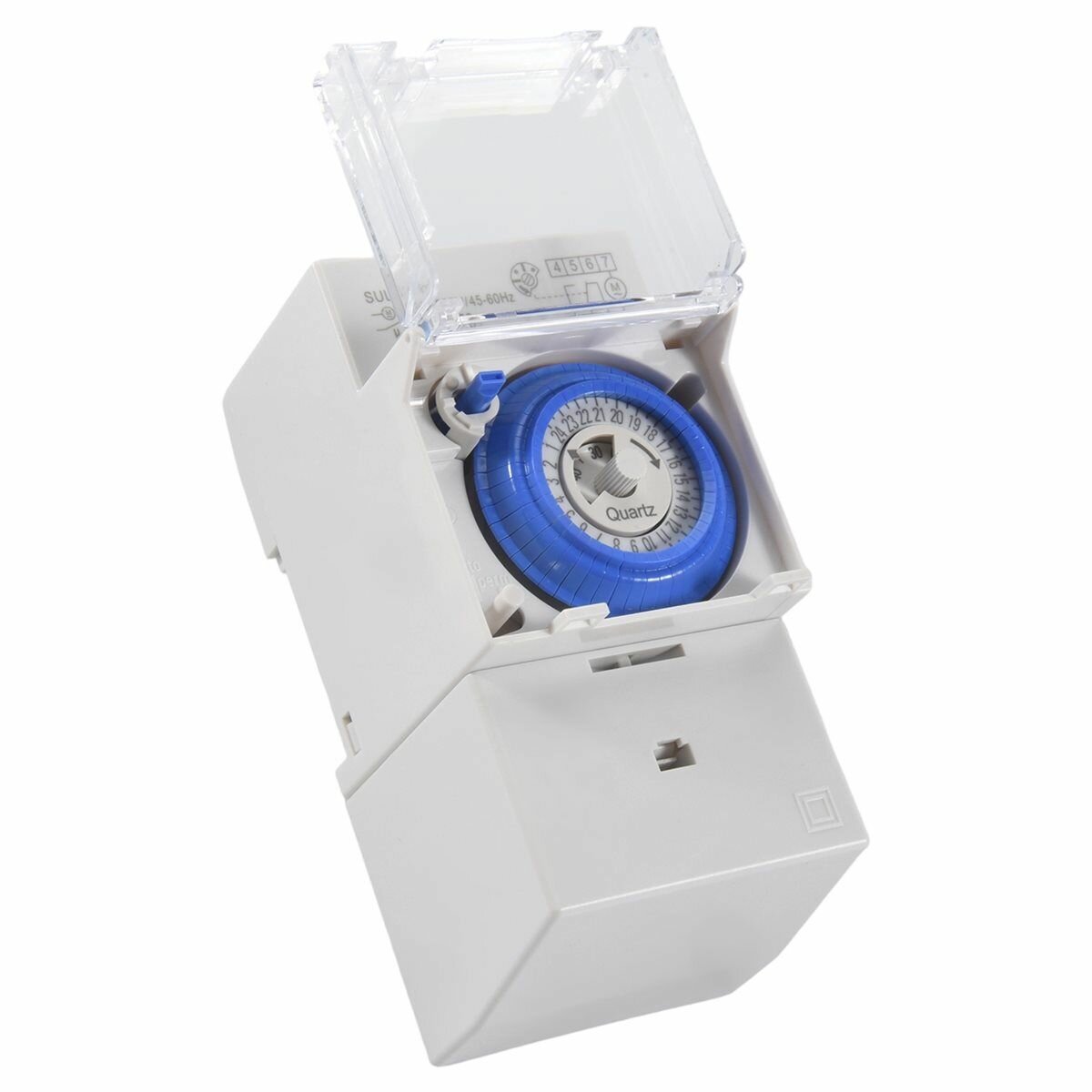 Механический таймер 24-часовой реле времени Электрический программируемый переключатель таймера на DIN-рейку