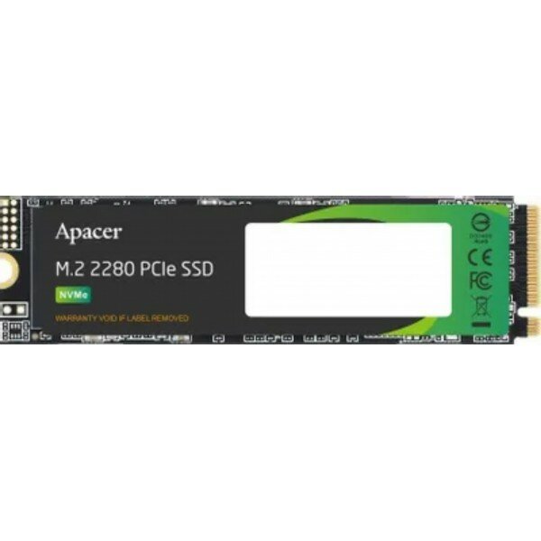 Твердотельный накопитель SSD M.2 256 GB Apacer AP256GAS2280Q4L-1 3300/1300, PCIe Gen4 x4, 3D NAND