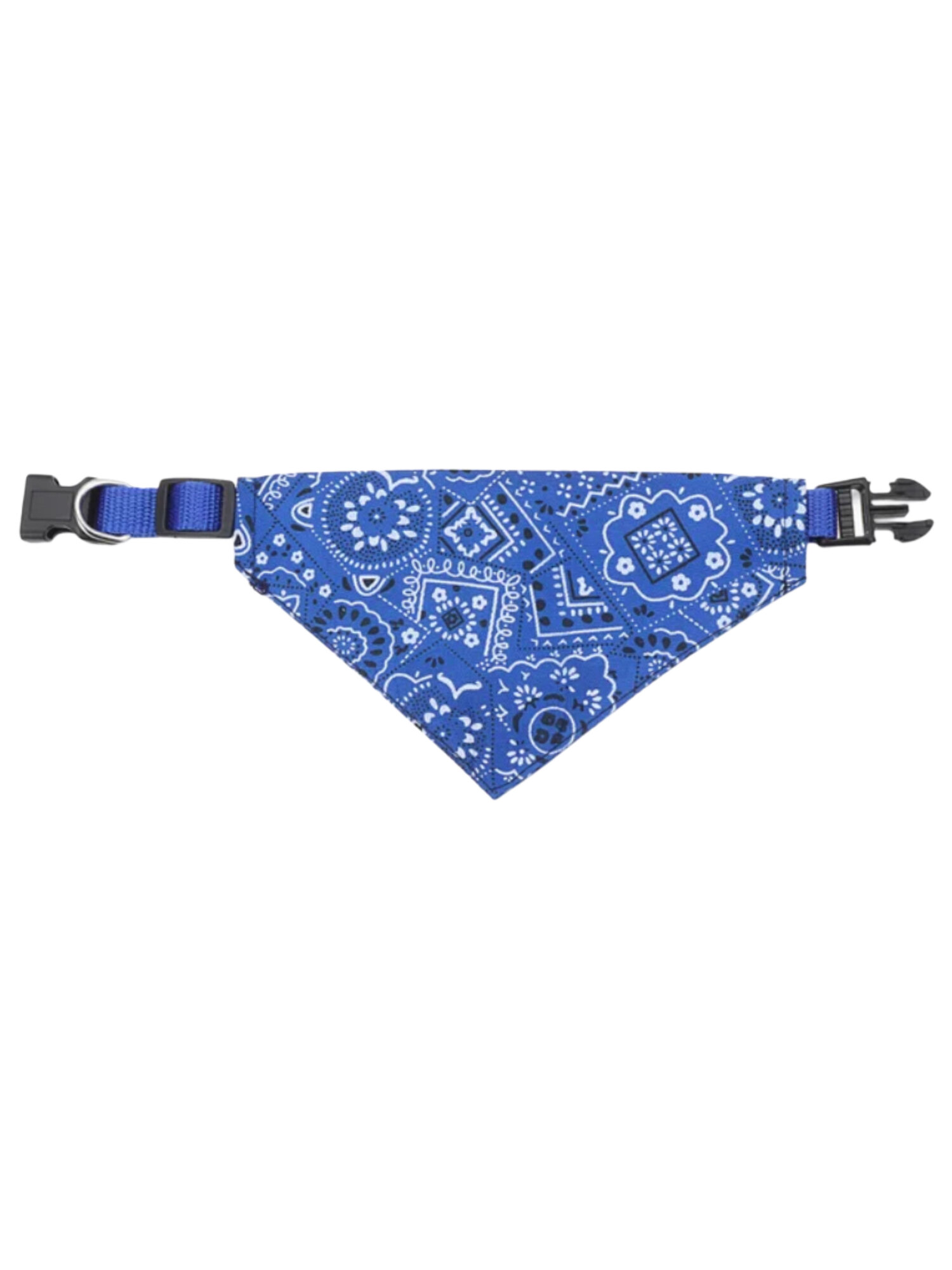 Ошейник для собак и кошек в виде банданы, размер S, цвет синий