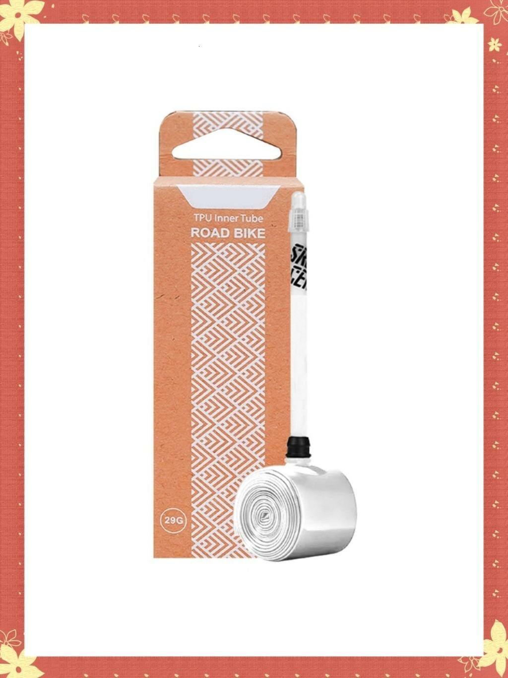 Противопрокольная велокамера из силиконового ТПУ, 32C85мм