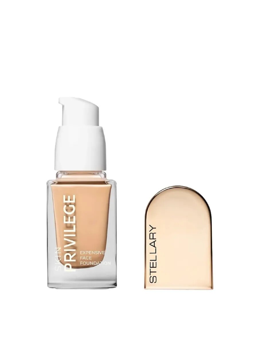 STELLARY Тональный крем с сатиновым финишем Cream Skin Privilege Foundation, № 03, тепло-бежевый