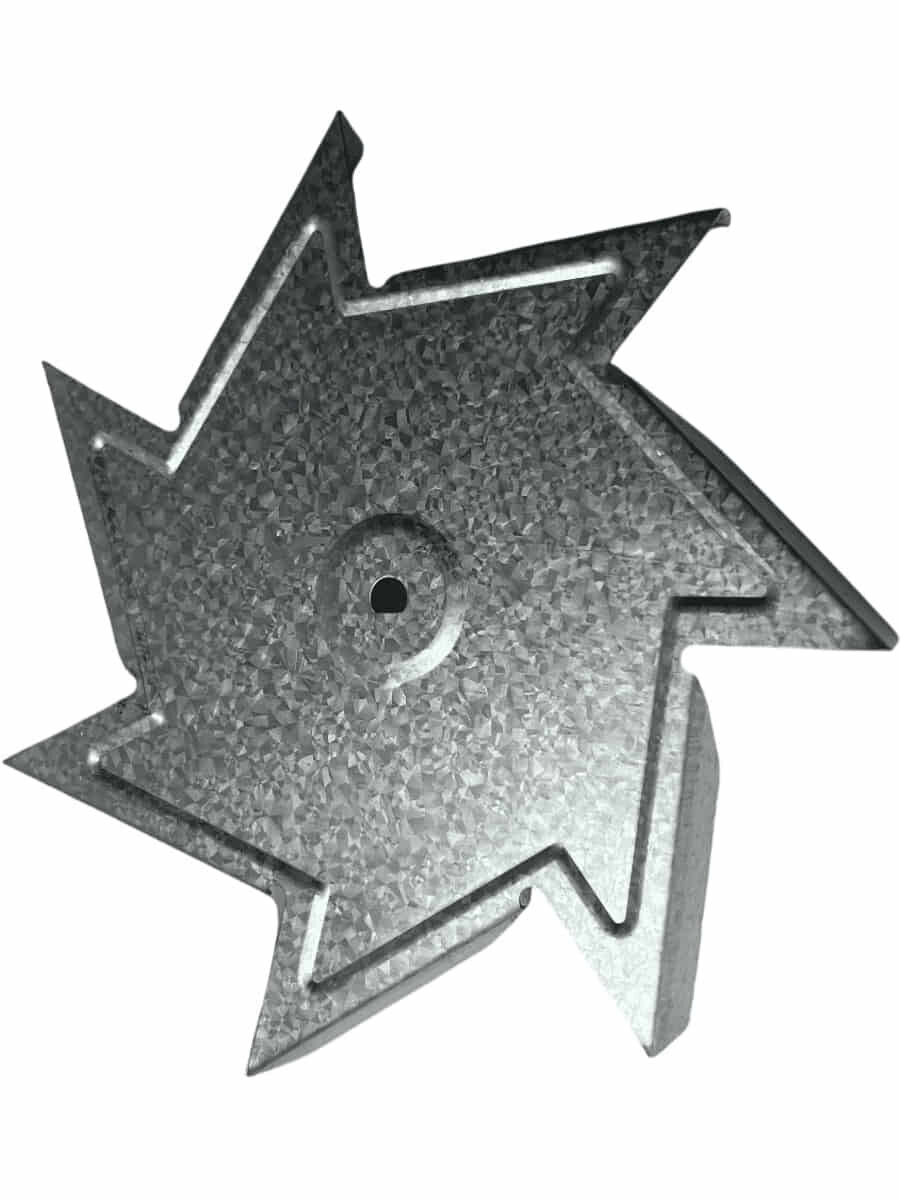 Крыльчатка двигателя конвекции 7 лопастей C00390294, H=21мм, D=145мм для духового шкафа Whirlpool