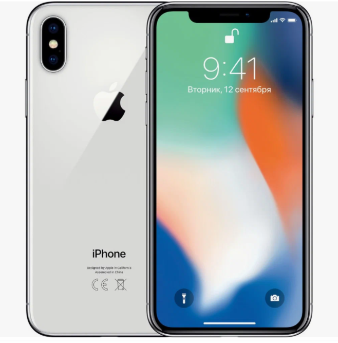 Смартфон Apple iPhone X 64GB, б/у уценка