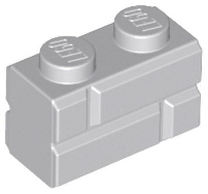 Деталь Lego 98283 Brick, Modified 1 x 2 with Masonry Profile