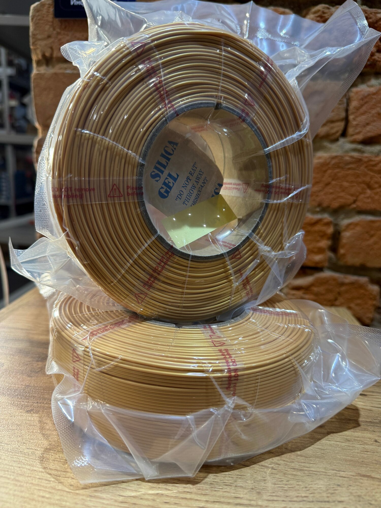 Пластик 3D Techcore Standard PLA Gold для 3D-принтера, филамент 1.75 мм, золотой, без катушки