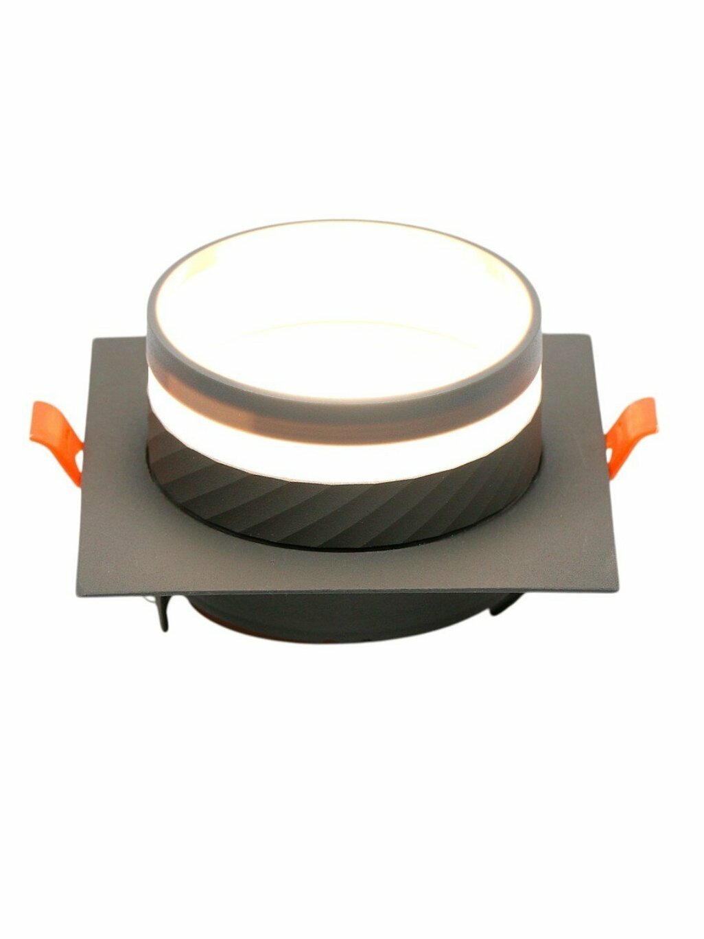 Светильник встраиваемый General Lighting Systems Кантис GCL-GX53-H38, GX53, круглый, графит, 90 мм