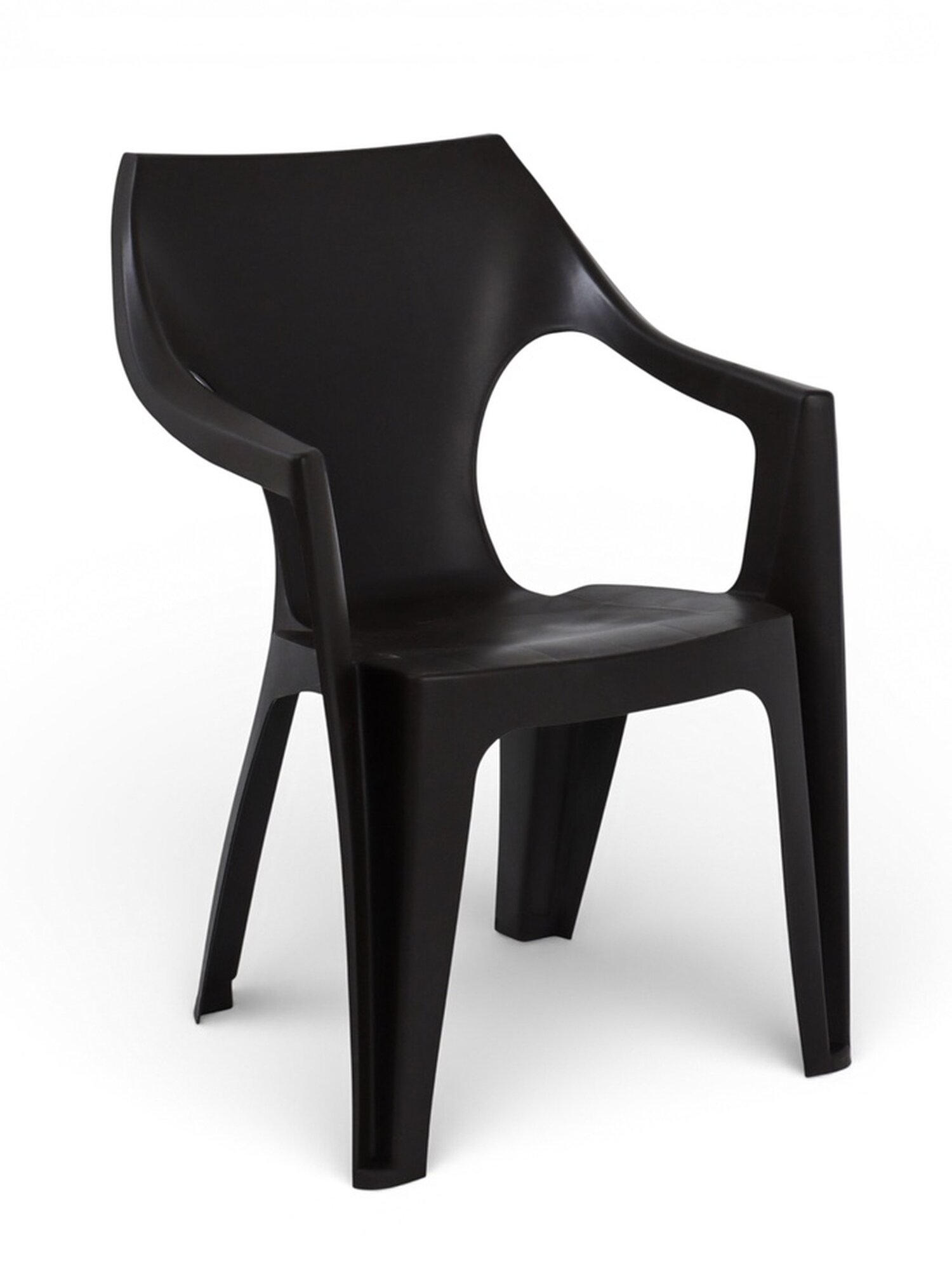 Кресло садовое Decorona DeForma, 55×53.5×78.5 см, пластиковое, цвет тёплый орех