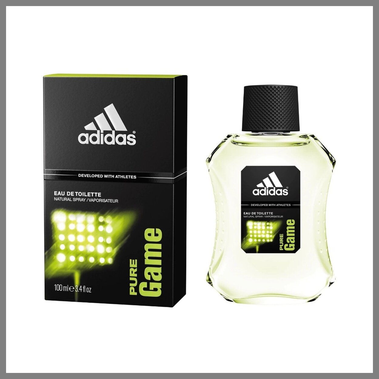 Adidas Pure Game туалетная вода 100мл, сандал, пачули, ладан, бобы тонка, мужской