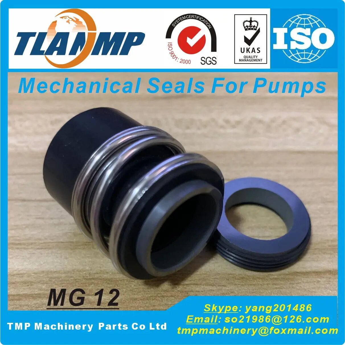 Механическое уплотнение MG12 TLANMP, SIC-SIC-VIT (G60)