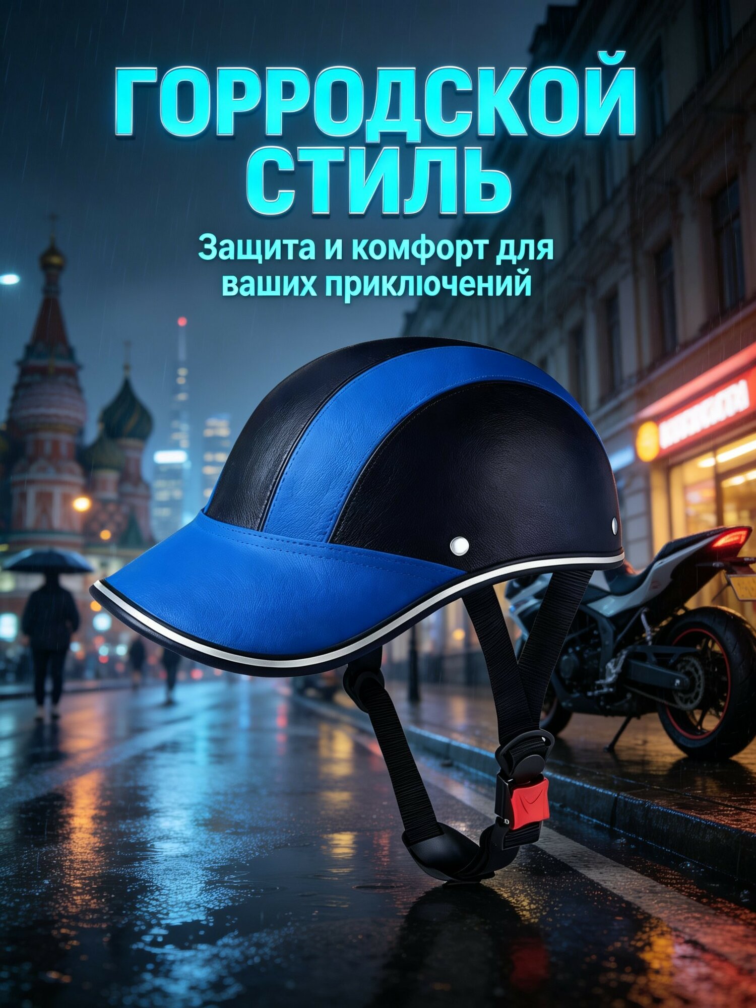 Мотошлем, защита головы и удобная посадка для мотоциклиста с обхватом головы 58-62 см, мотоэкипировка для комфортных поездок