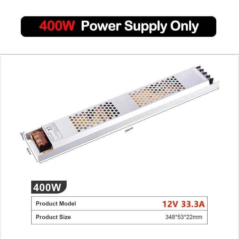 Блок питания 400W 12V 33.3A